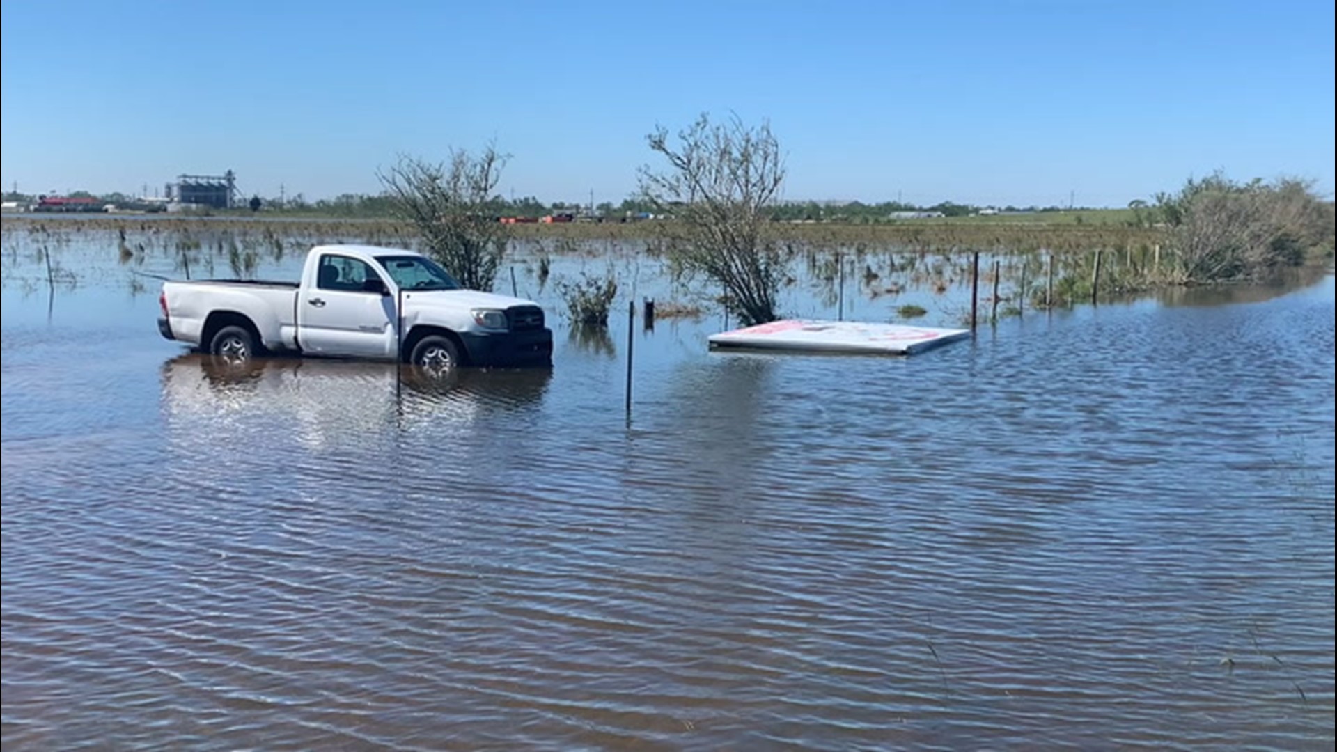 Roads and yards flooded after Delta | wwltv.com