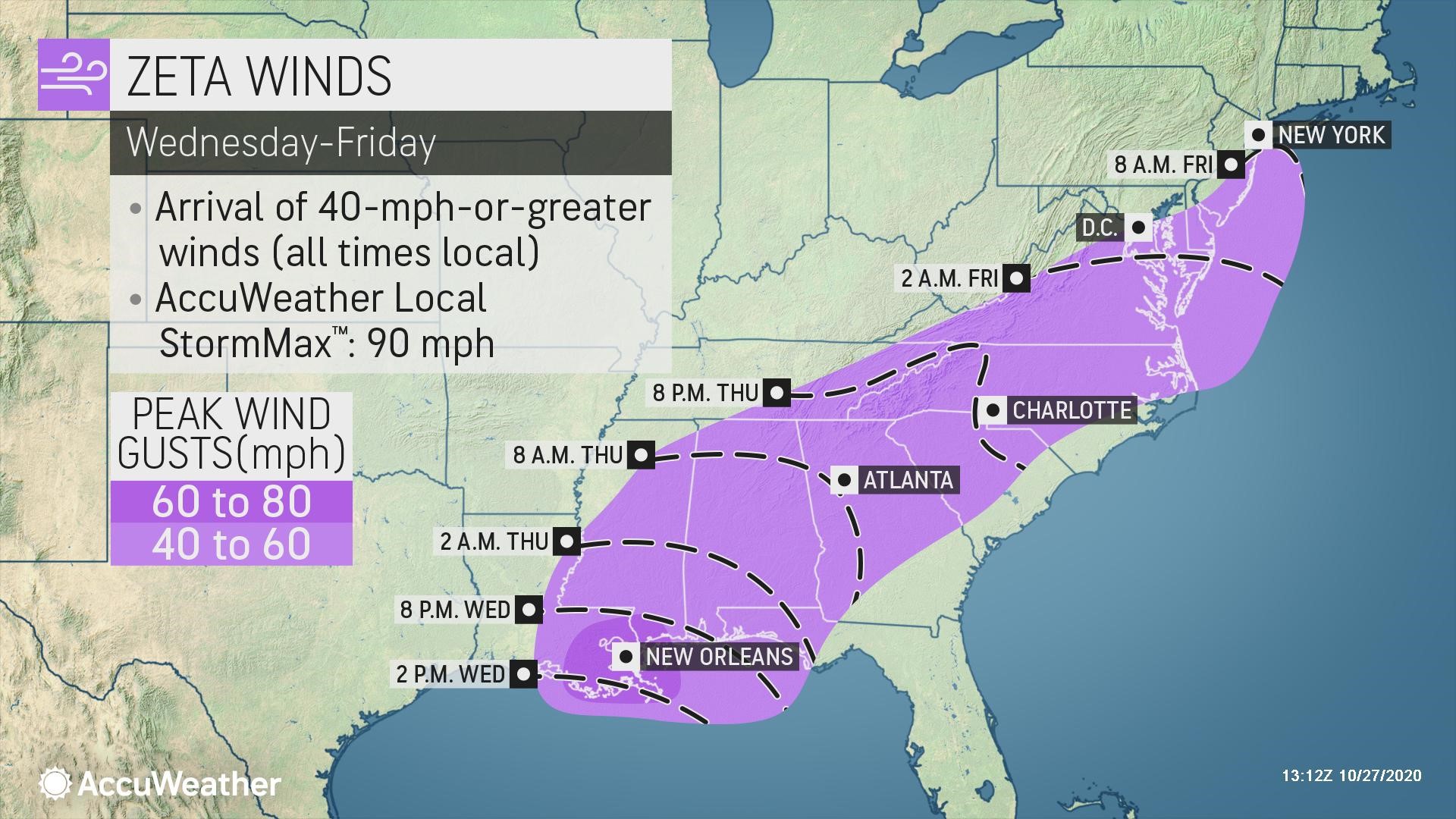 Unusual merge of Zeta and winterlike storm could unleash heavy rain ...