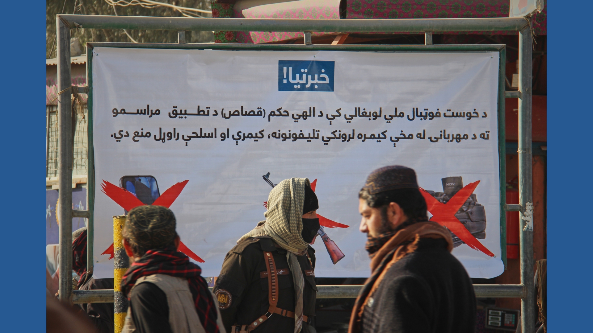 Afghanistan's Taliban rulers carry out public execution in sports ...