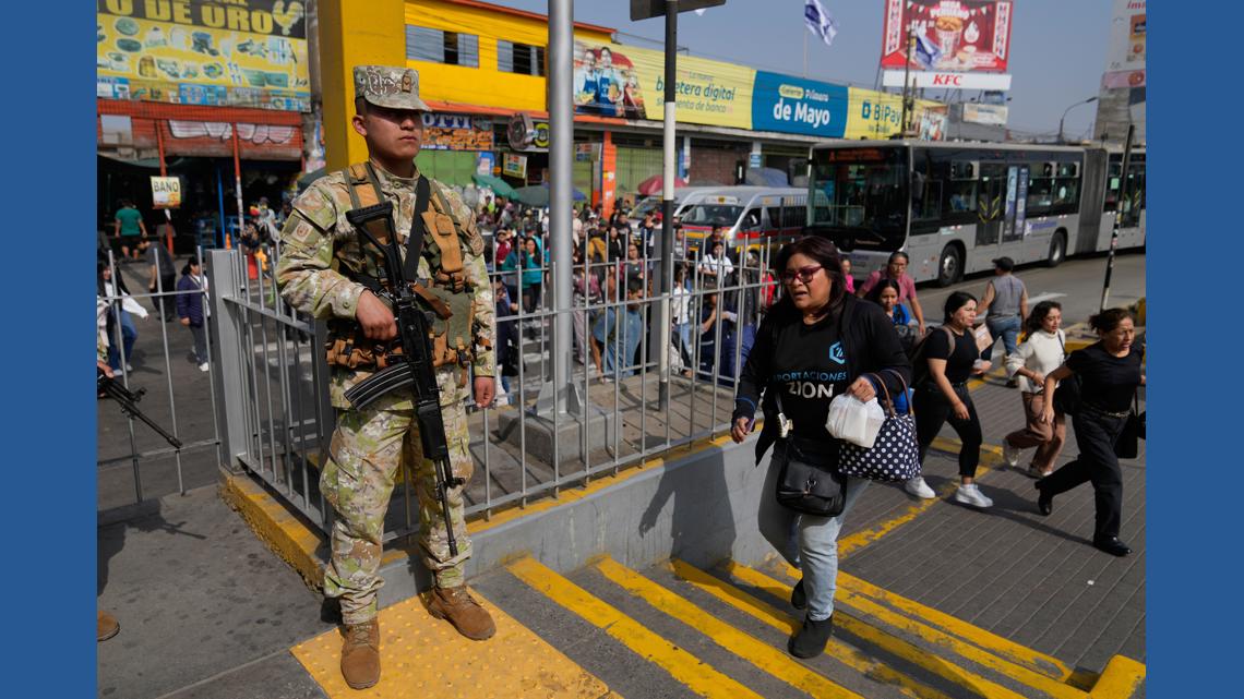 Military and police patrol streets of Peru’s capital as state of ...