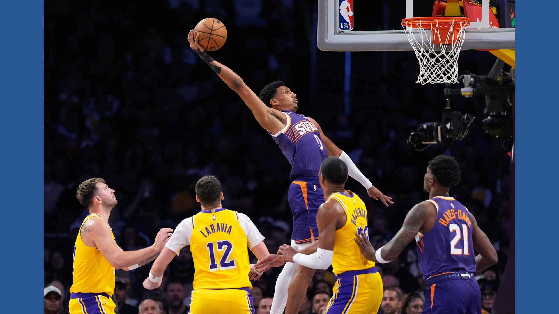 Suns snap Lakers' 7-game winning streak with 125-108 victory despite ...