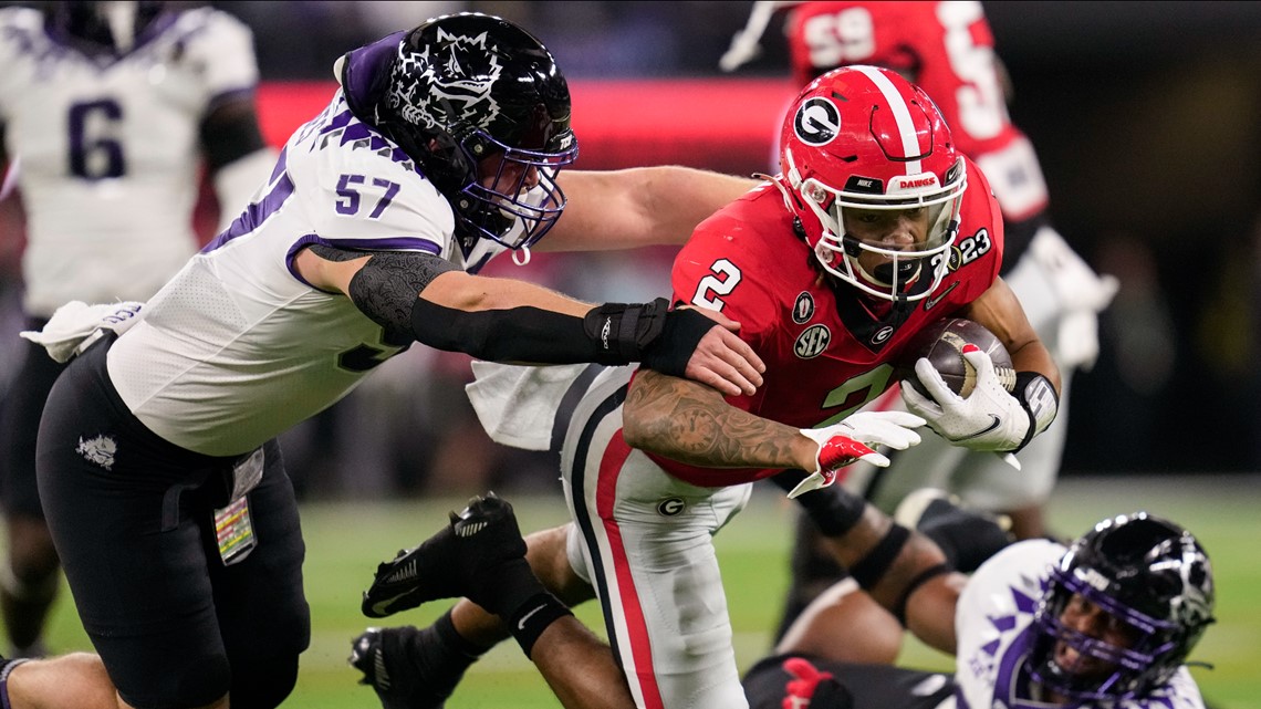 Georgia faces TCU in College Football Playoff championship game | wwltv.com