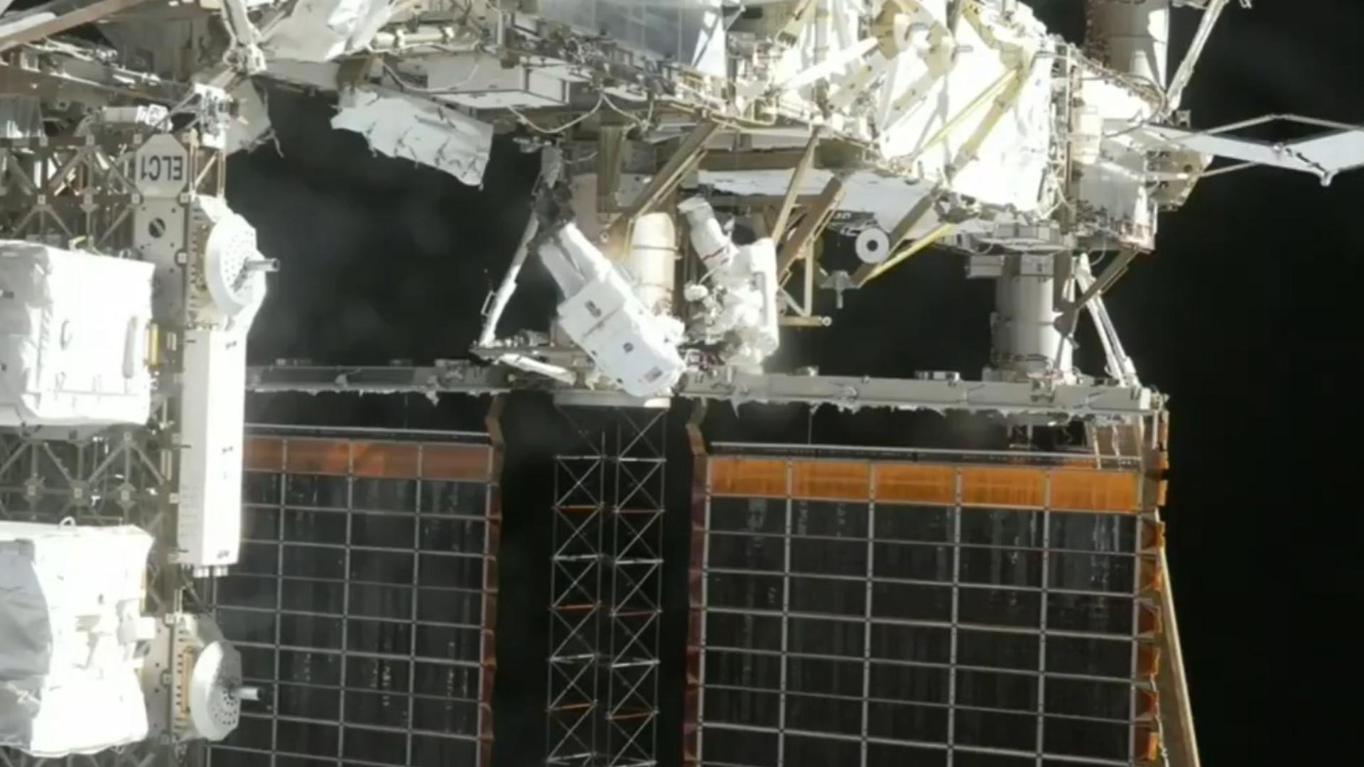 NASA astronauts conduct spacewalk to upgrade ISS solar panels | wwltv.com