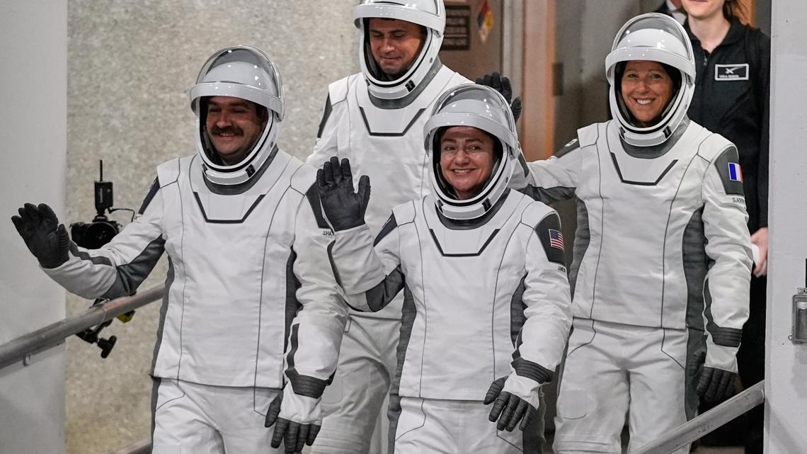 'Godspeed, Crew-12' | Four astronauts lift off Friday for scientific ...