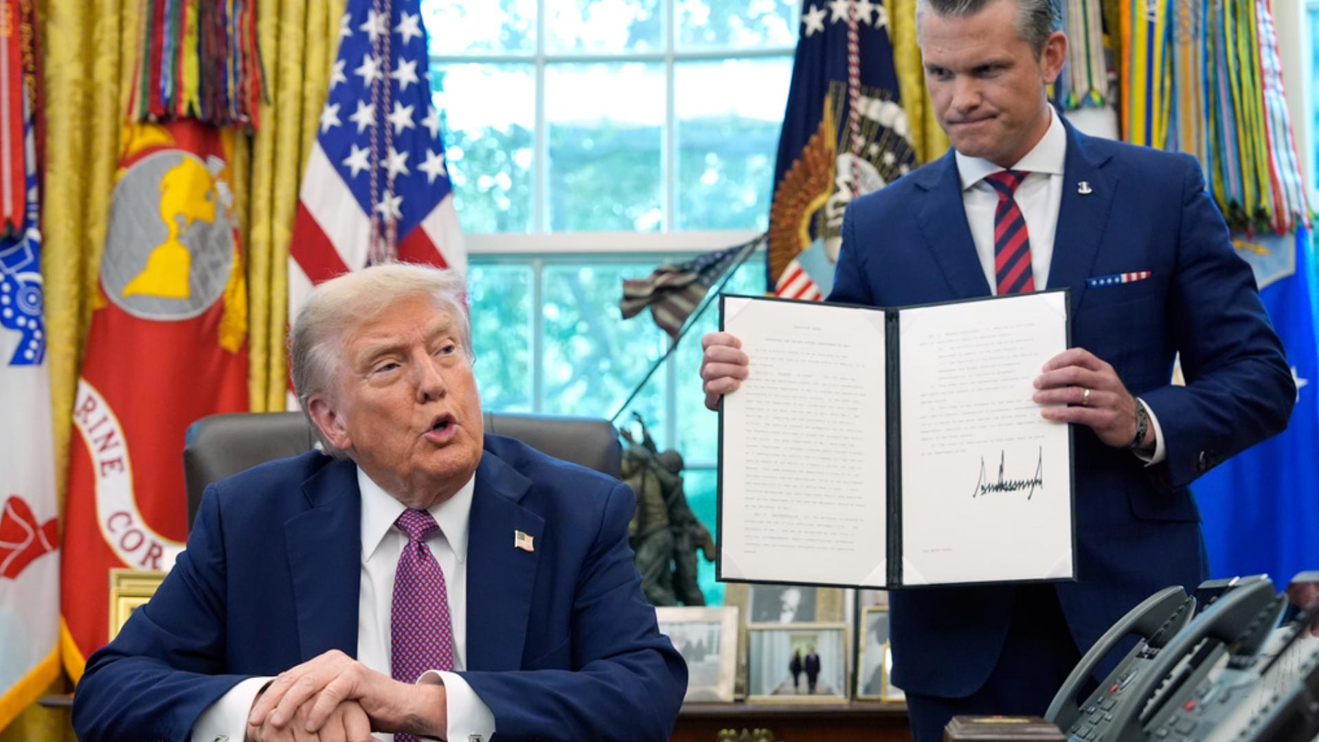 Trump to sign executive order to rename Department of Defense | wwltv.com
