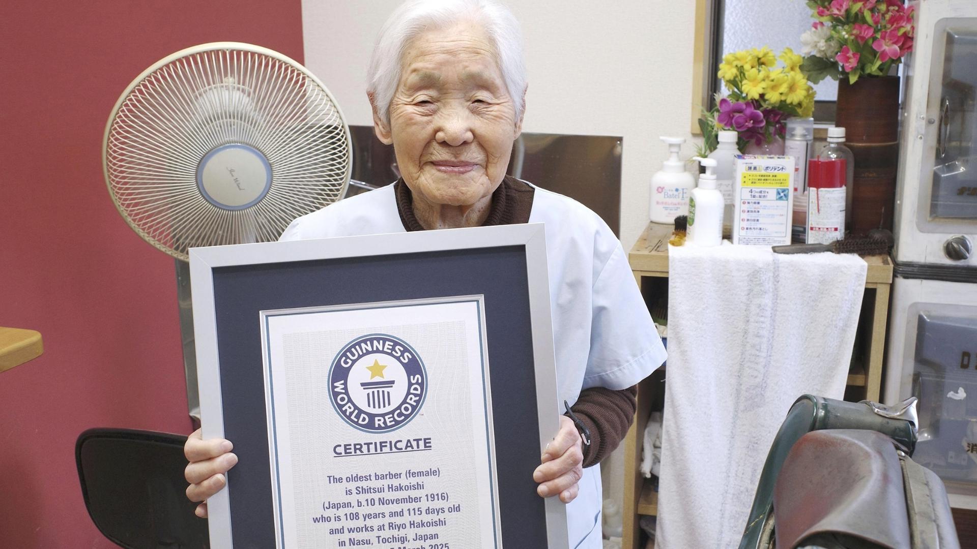 World's oldest female barber is 108-years-old, Guinness World Records ...