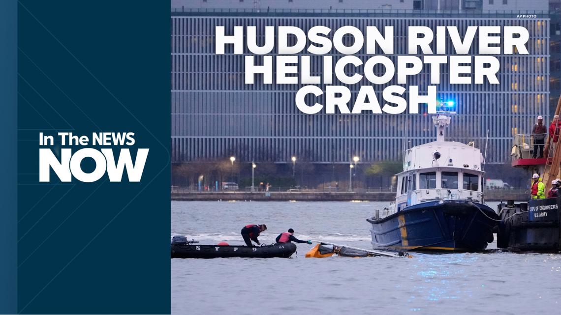 Helicopter crashes into Hudson River | In The News Now | wwltv.com