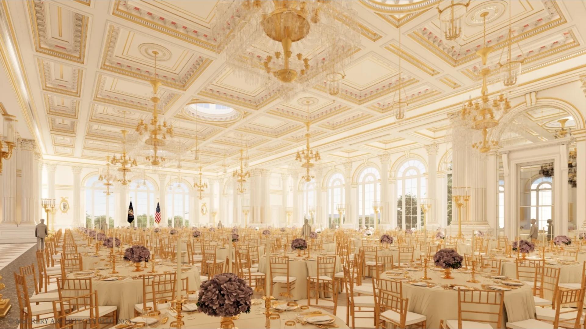 Trump to build a new 90,000-square-foot White House ballroom | wwltv.com