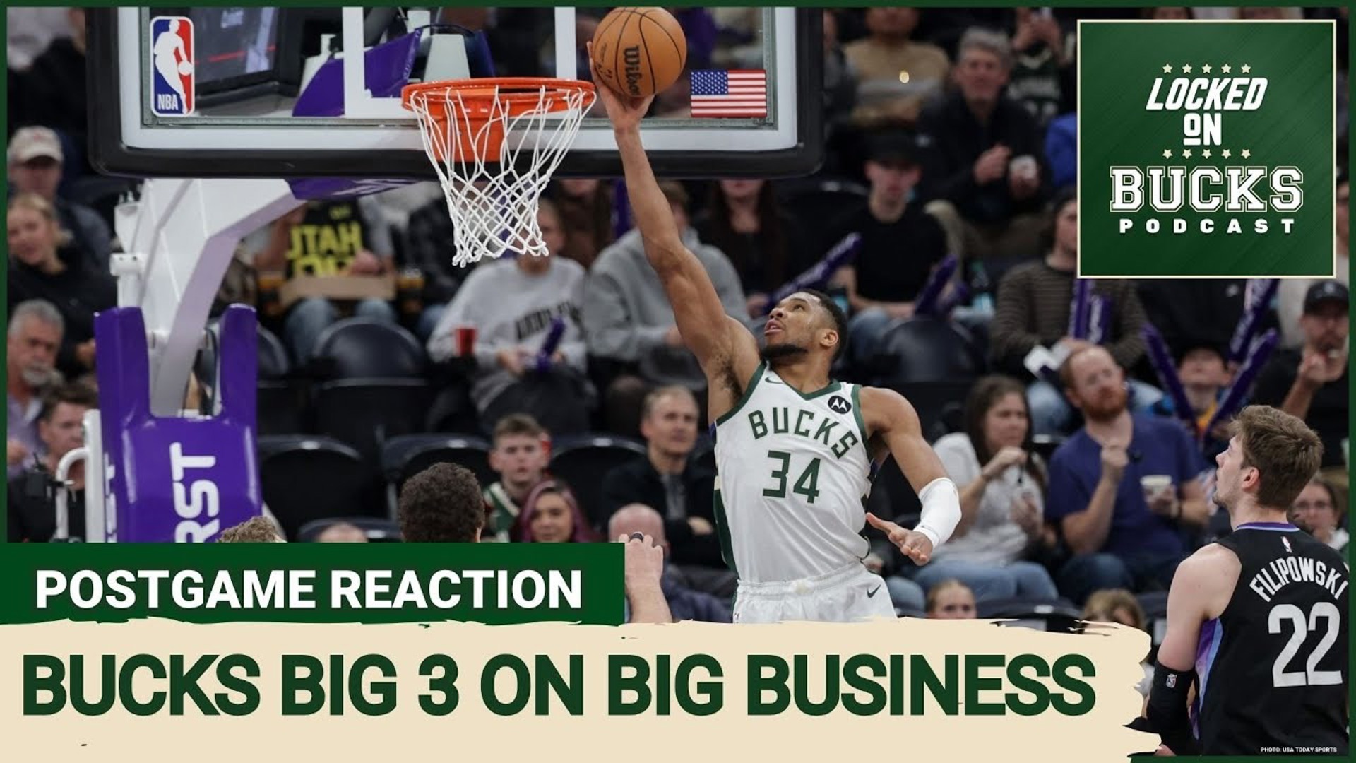 Takin' Care of Business: Bucks Big 3 show up in a big way against the ...