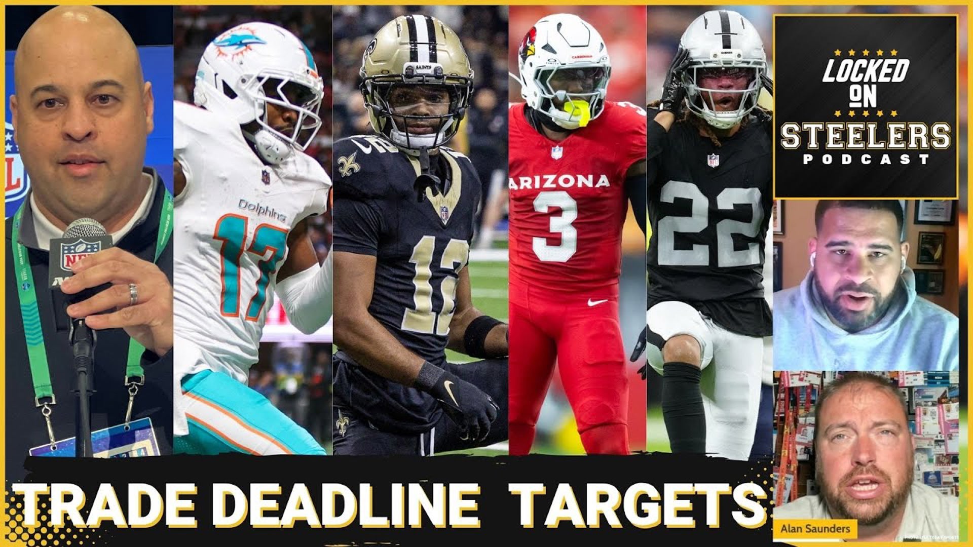 Steelers Top Trade Deadline Targets Ranked. Jaylen Waddle, Budda Baker ...