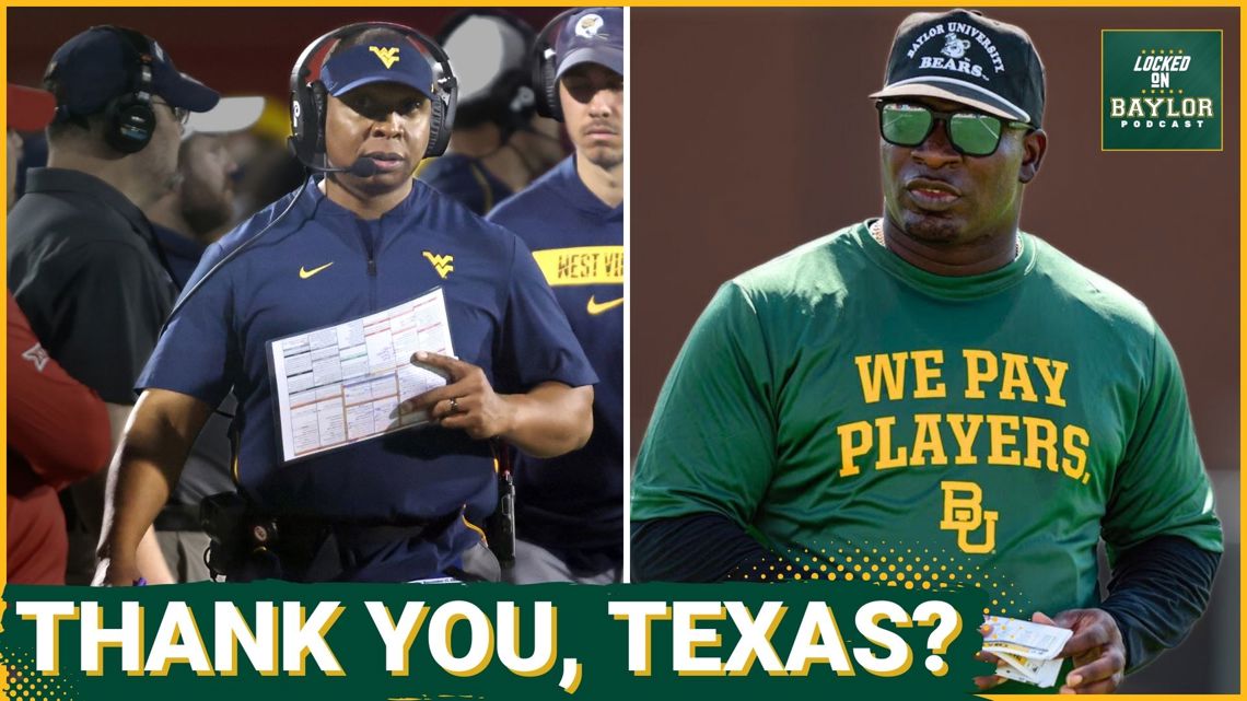 Baylor Football "DODGES BULLET" With Texas Longhorns Hiring West Virginia Coach, Keeping Khenon ...