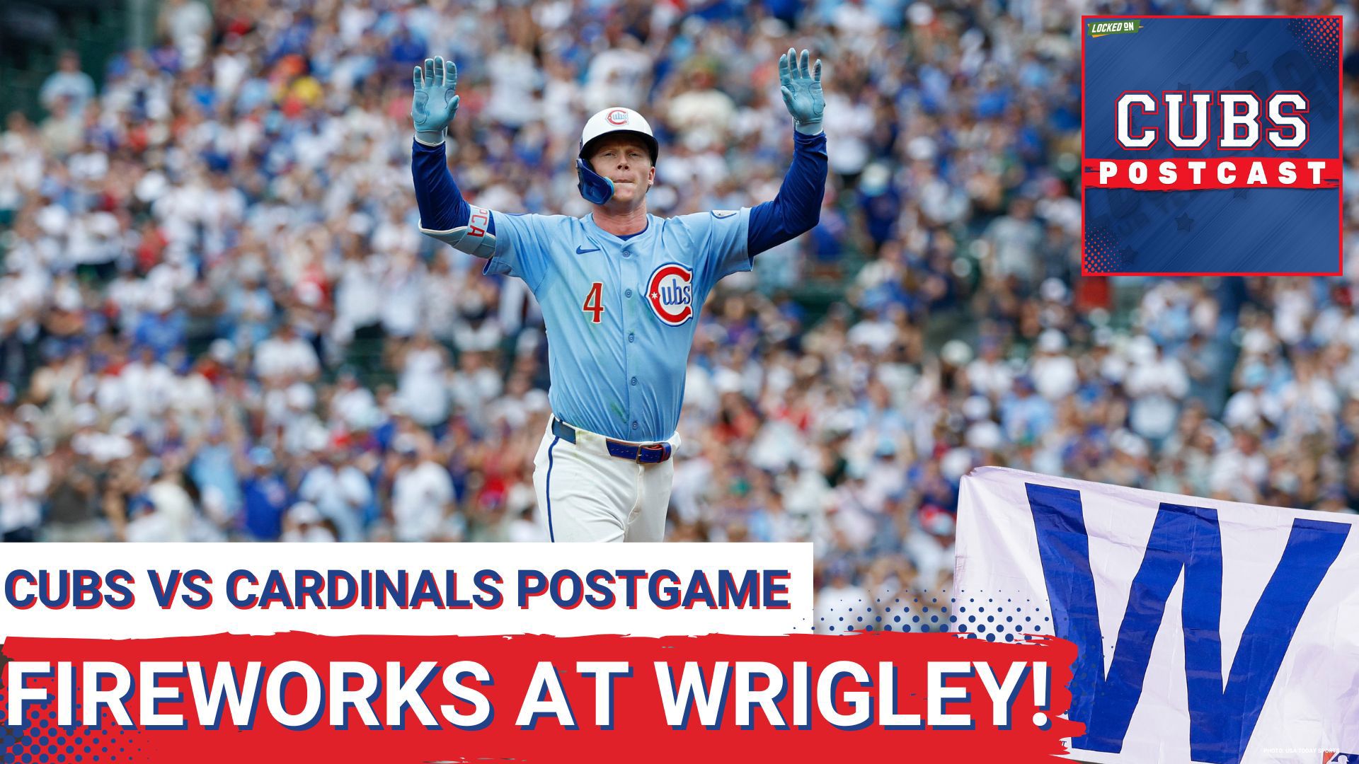 CUBS POSTCAST: The Chicago Cubs set a FRANCHISE RECORD, hit 8 HOMERS in ...