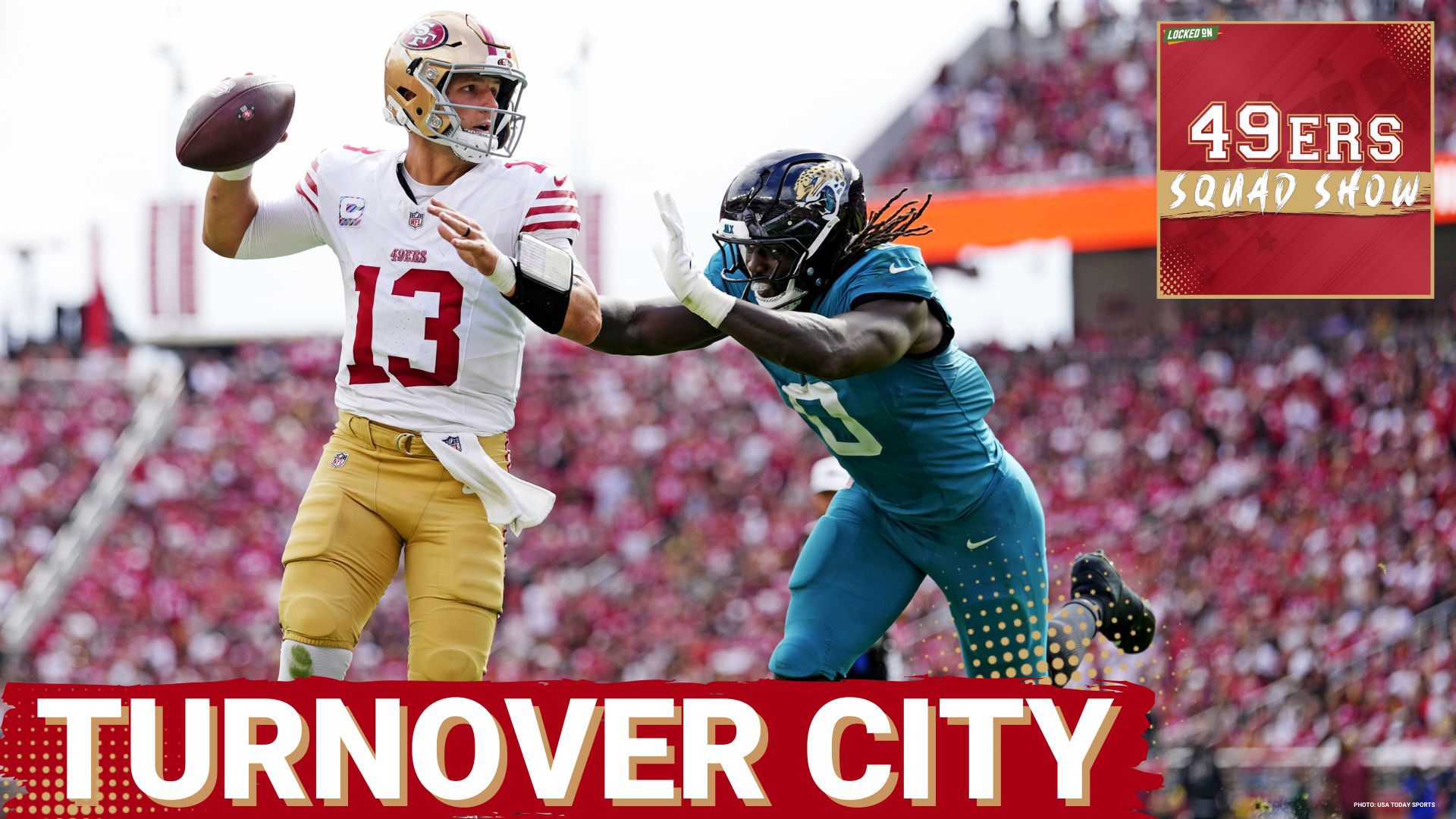 49ERS SQUAD SHOW: Jaguars Pounce on 49ers MULTIPLE TURNOVERS in First ...