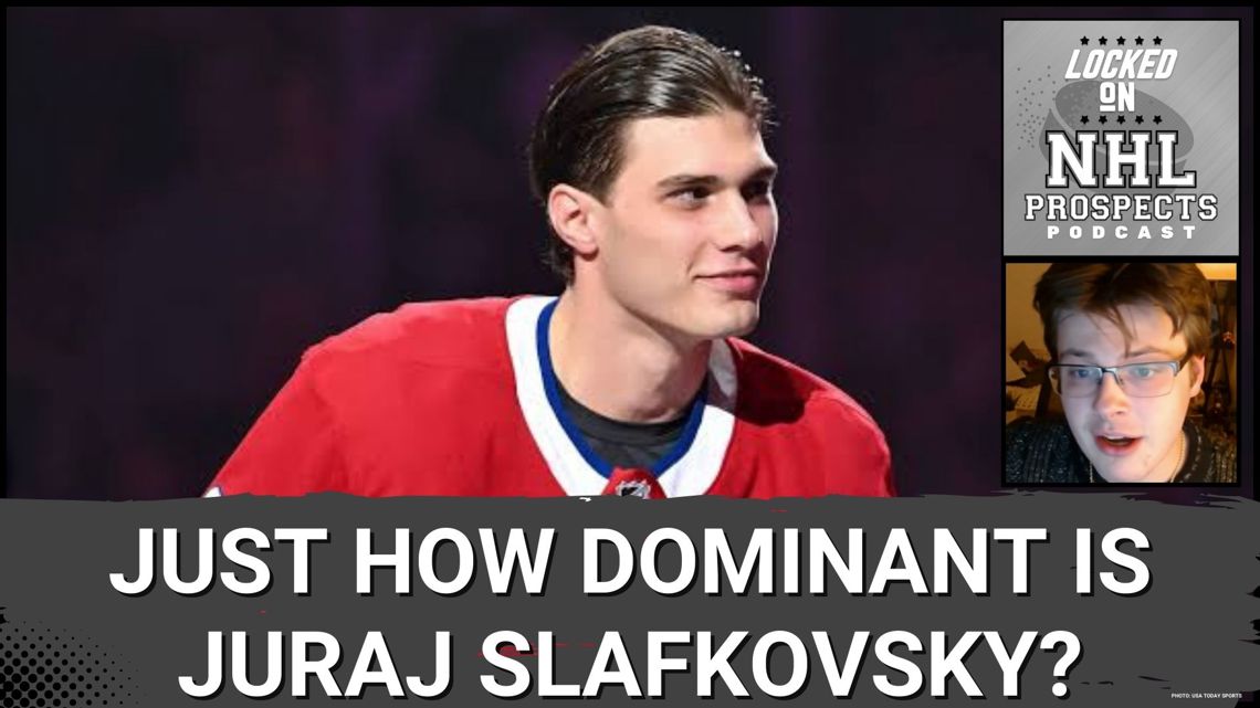 JURAJ SLAFKOVSKY EMERGING AS STUD POWER FORWARD | MTL, SJS & BUF 2025 Draft Options | wwltv.com