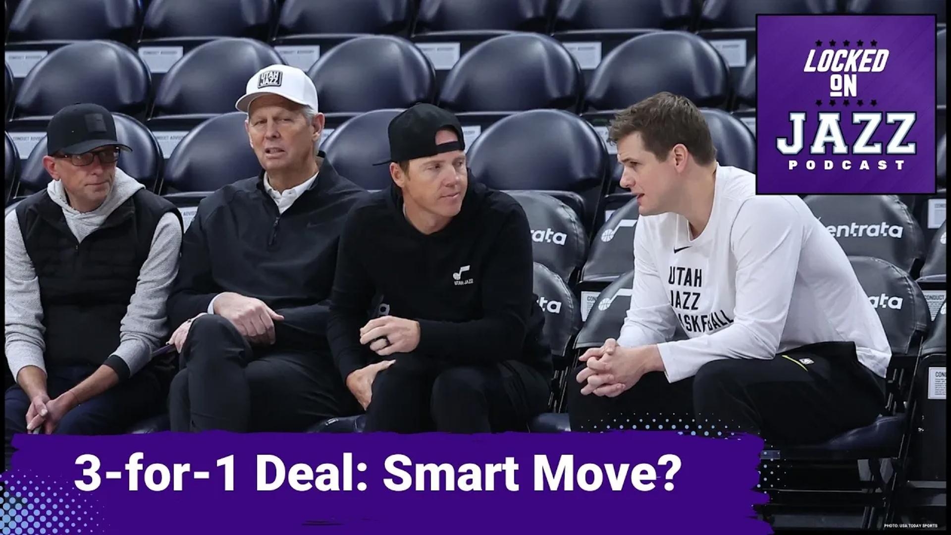 TRADE REACTION: Utah Jazz get creative. 1 1st rounder for 3. Did the ...