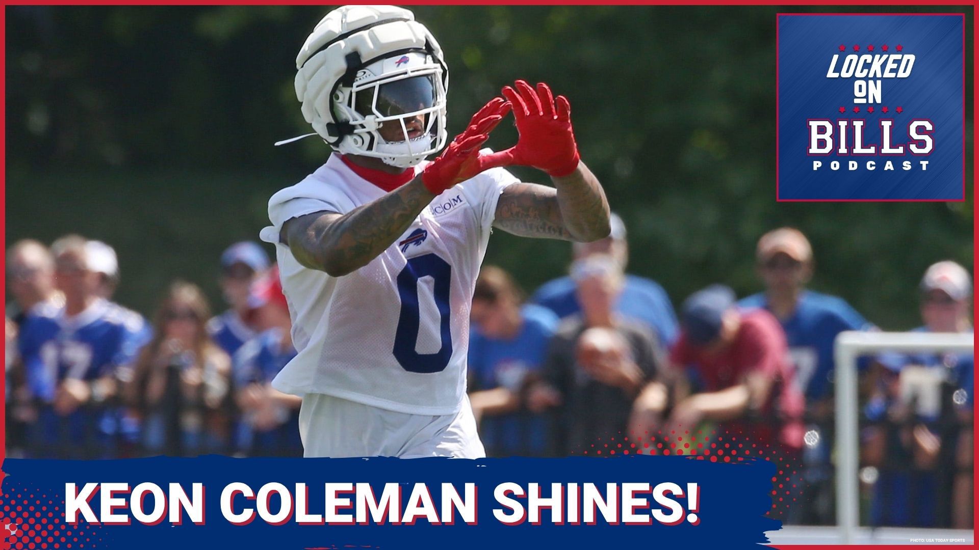 Keon Coleman ELECTRIFIES Bills' Training Camp as Wide Receiver Depth ...