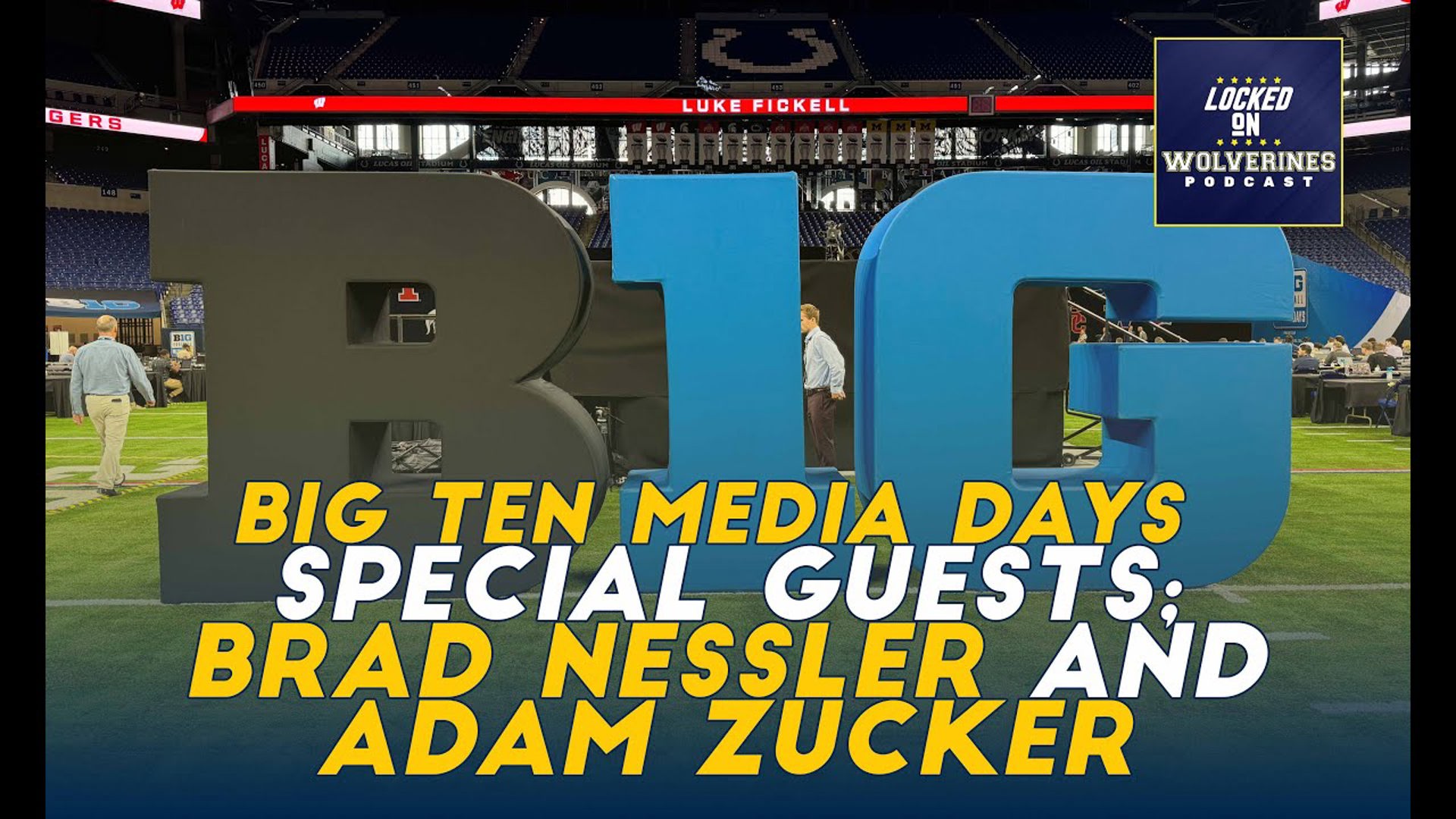 Special guests from B1G media days. CBS' Brad Nessler and Adam Zucker ...