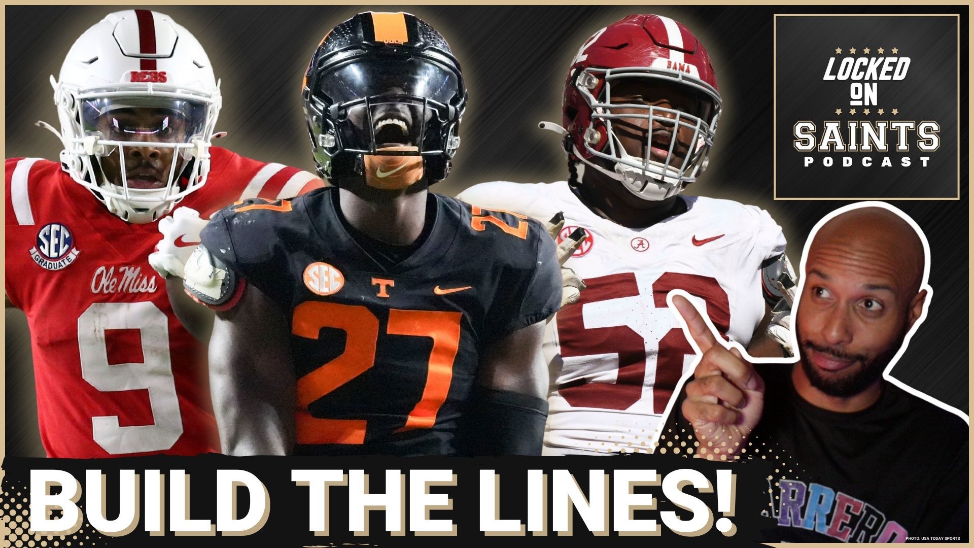 New Orleans Saints Mock Draft REBUILDS Trenches, Adds Kellen Moore ...