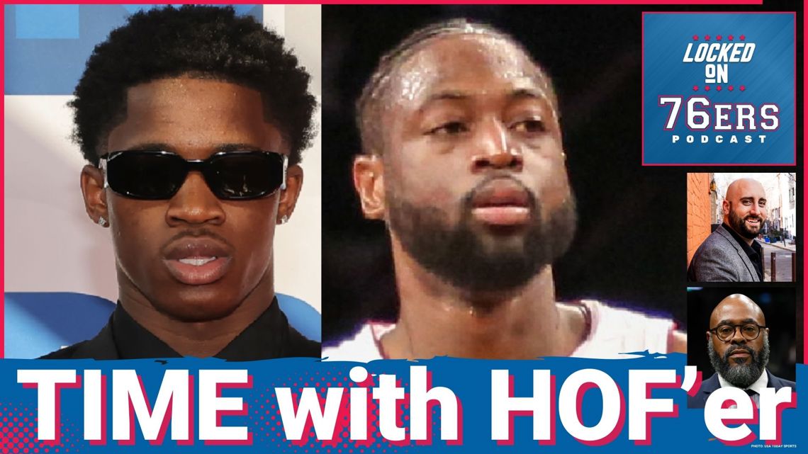 VJ Edgecombe spends time with high motor, versatile Hall of Famer ...