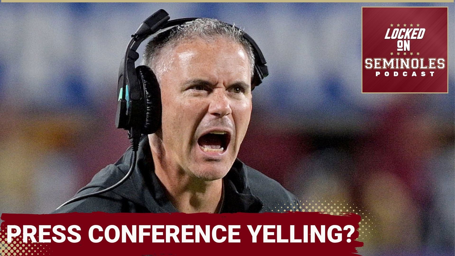 STRANGE: Mike Norvell's Press Conference YELLING | Alabama | wwltv.com