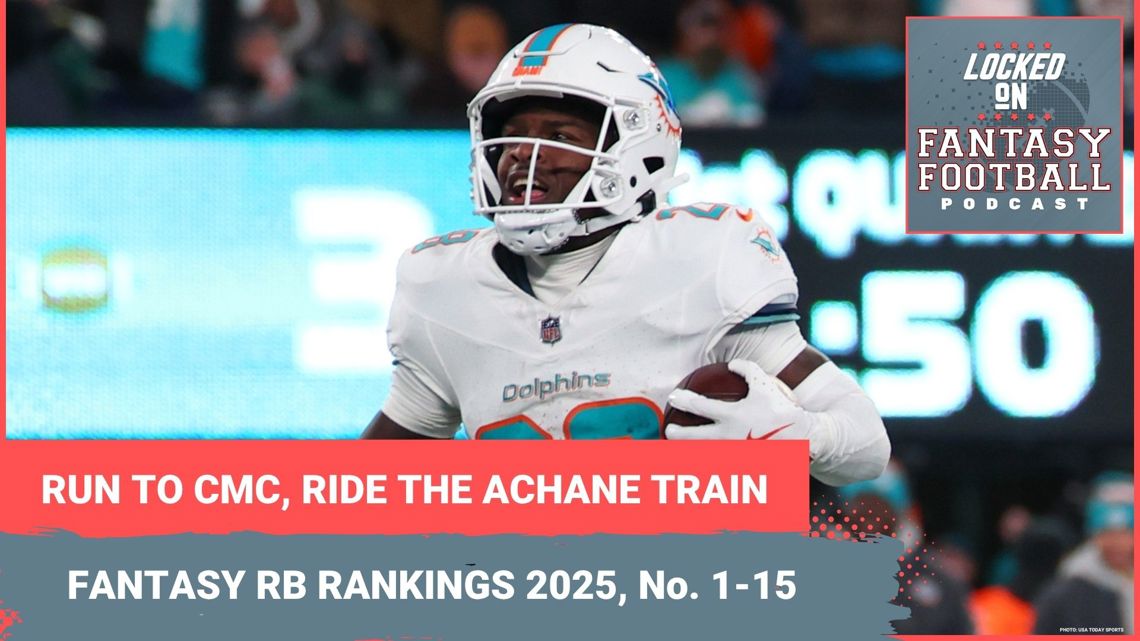 DRAFT Christian McCaffrey, De'Von Achane over Ashon Jeanty? Fantasy RB ...