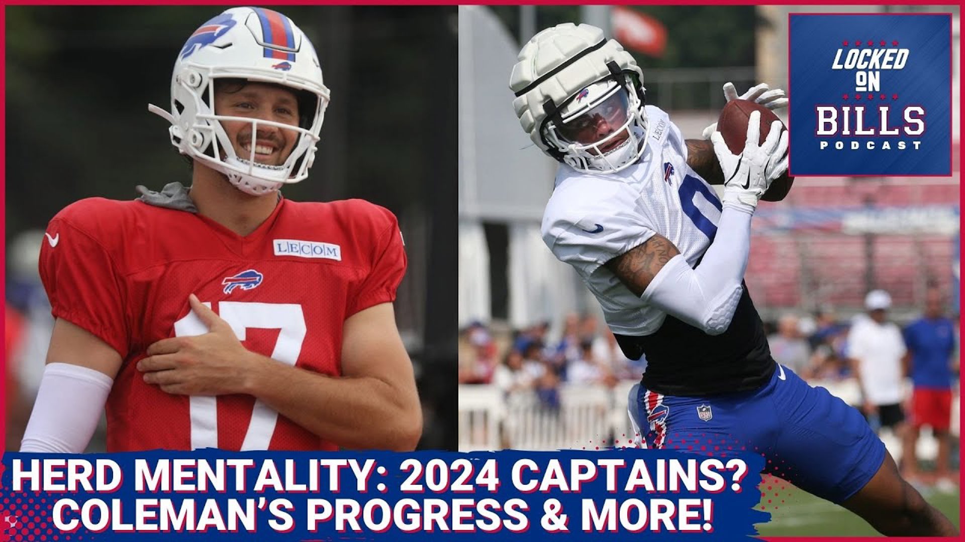 Buffalo Bills 2024 captains, Keon Coleman’s development, Sean McDermott DB whisperer & more ...