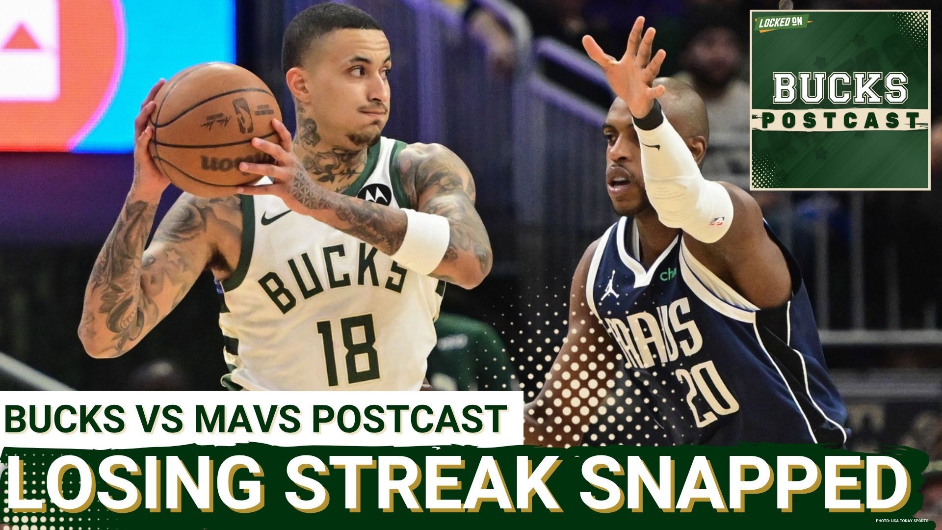 BUCKS POSTCAST: Bucks SNAP Losing Streak in DOMINANT Win Over Mavericks ...