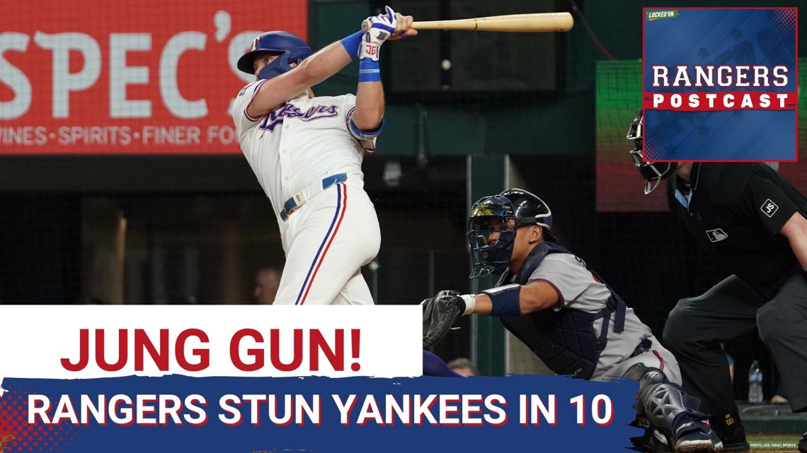 The Rangers rallied to stun the Yankees in 10 innings in the opener of ...