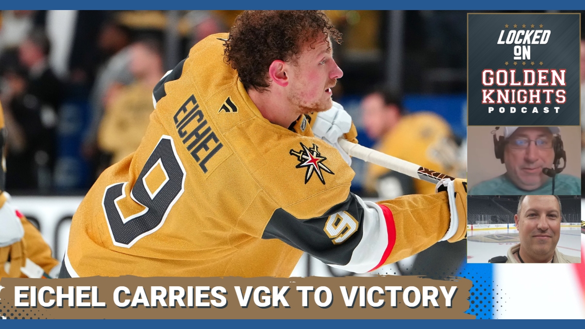 Eichel carried the Vegas Golden Knights to a preseason victory vs the ...