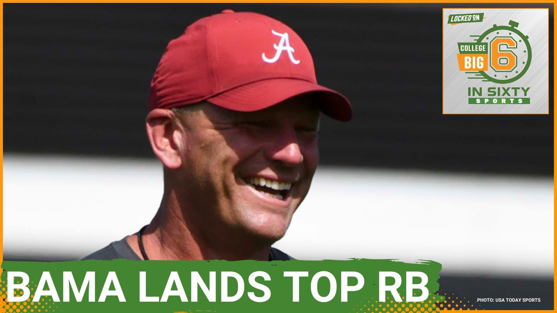 Alabama Lands the Top RB in the 2025 Class | The Big 6 in 60 College ...