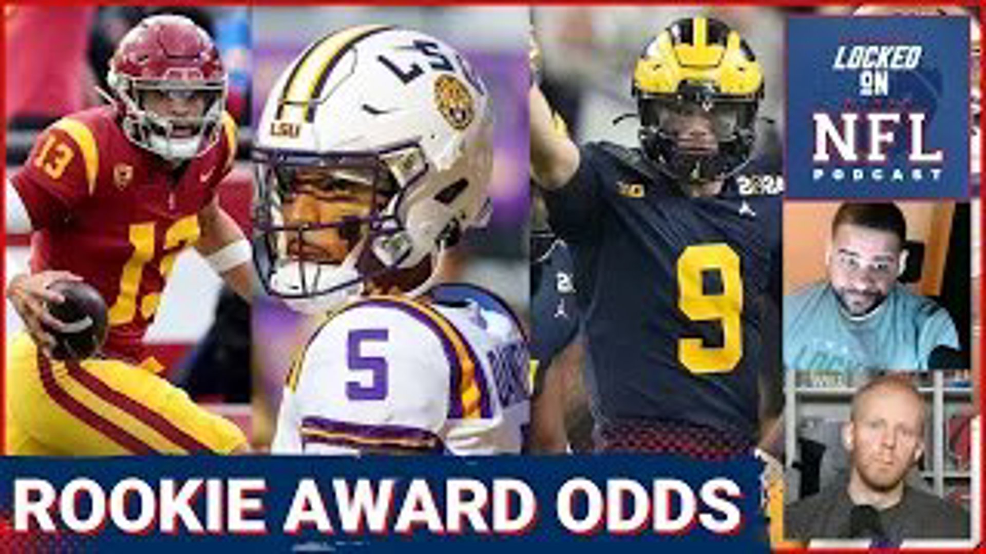 NFL Rookie Award Betting Odds: Caleb Williams or Jayden Daniels a ...