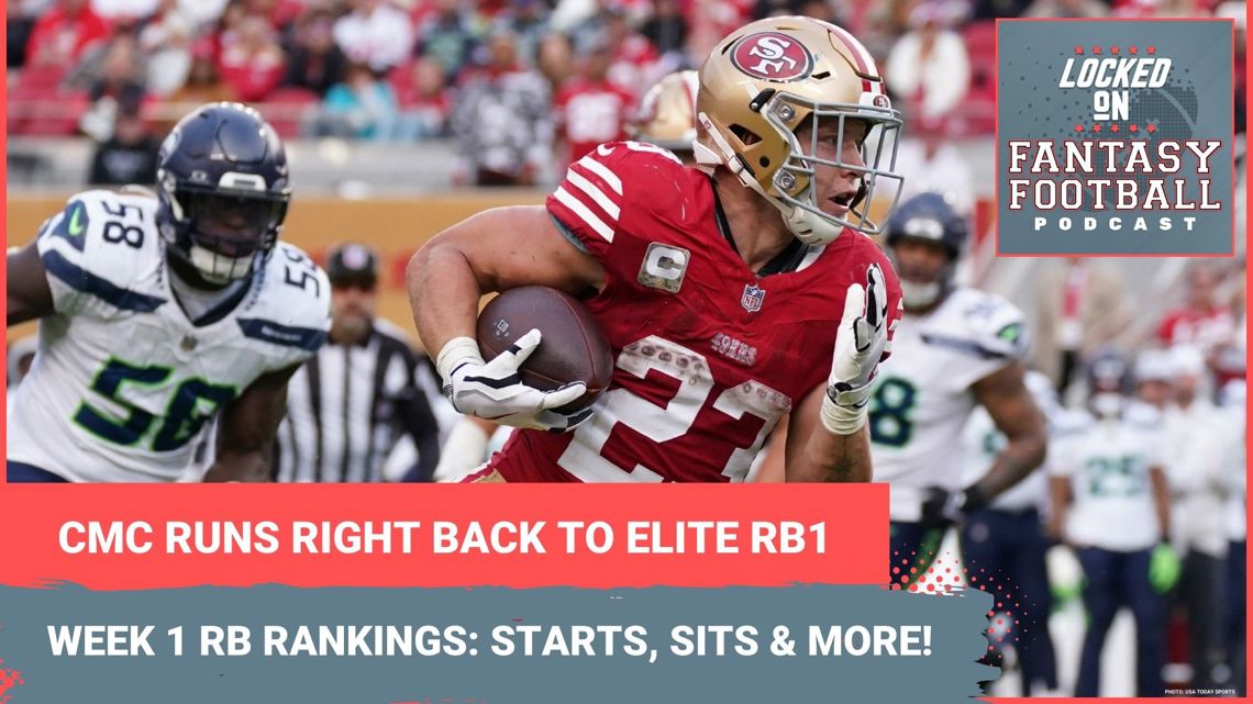 Christian McCaffrey BACK to ELITE RB1: Week 1 running back RANKINGS, STARTS & SITS | wwltv.com