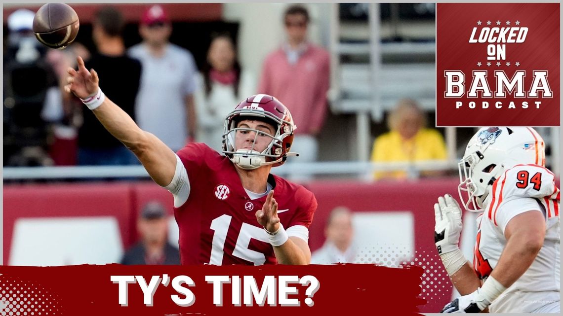 Alabama Crimson Tide's QB Battle: Ty Simpson is the LEADER? Also: WRs ...