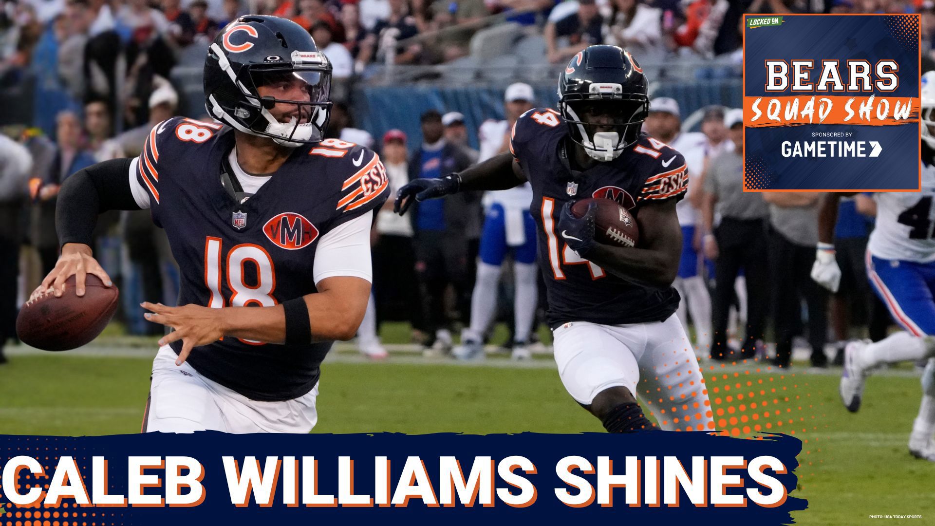 BEARS SQUAD SHOW: Caleb Williams SHINES in first preseason game and the ...
