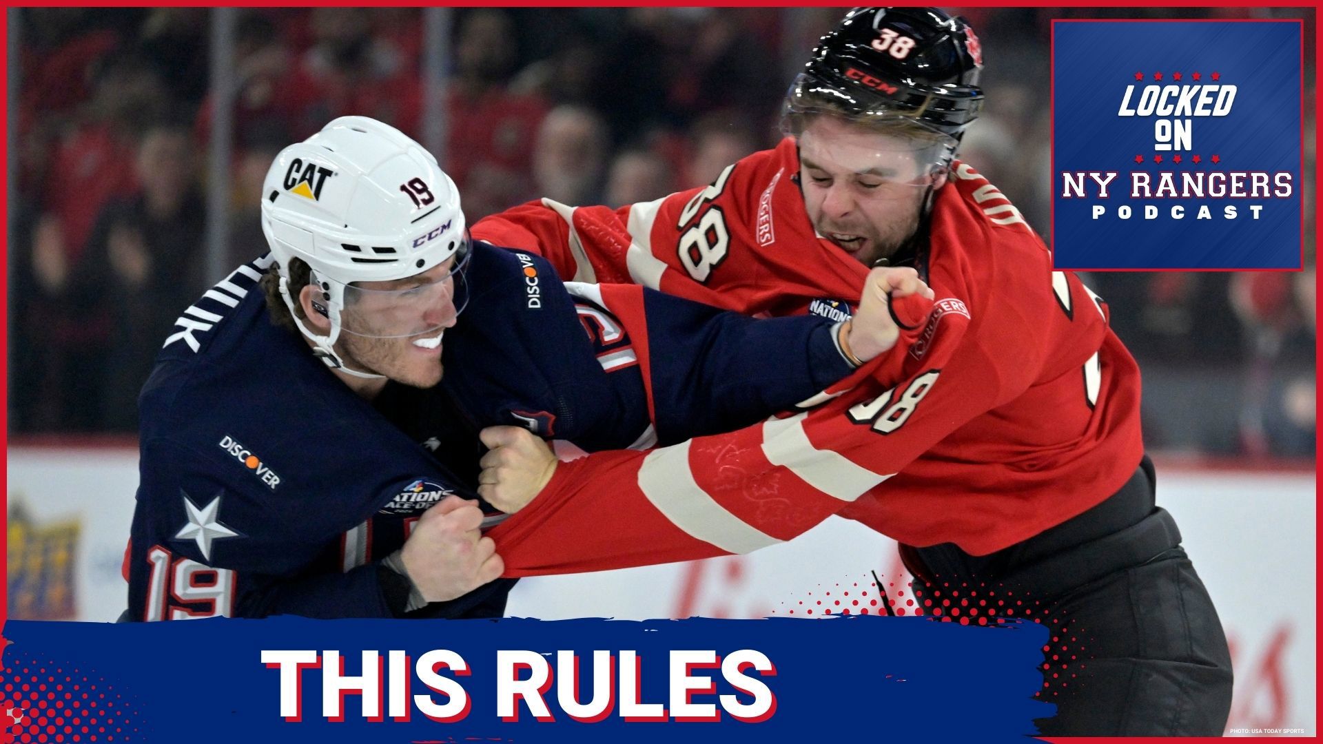 USA tops Canada in epic 4 Nations Face-Off game! How are the six Ranger ...