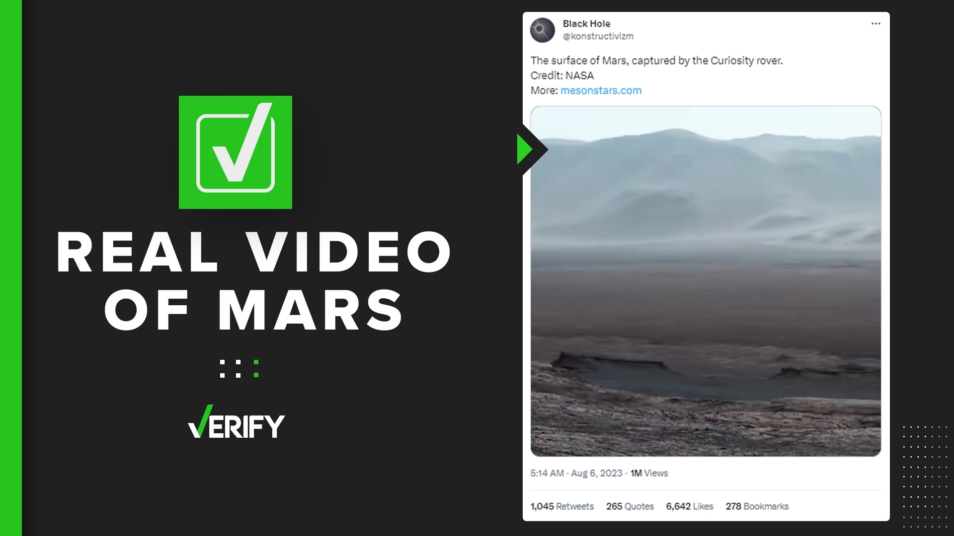 Viral video shows real Mars Curiosity rover footage | wwltv.com