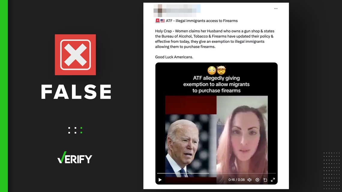 ATF not giving gun purchase exemption to ‘illegal’ immigrants | wwltv.com