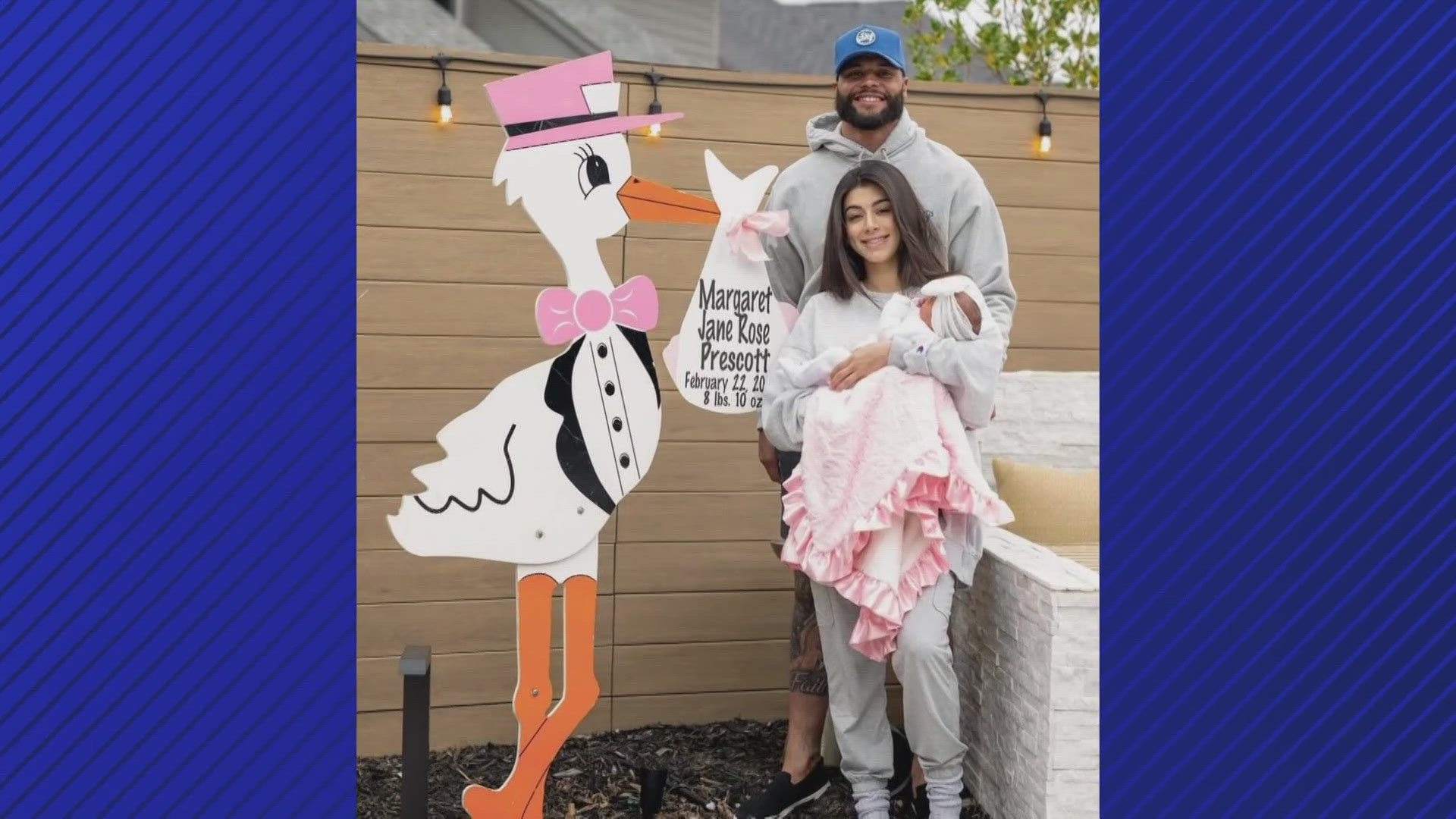 Dak Prescott shares new photos of baby MJ Rose | wwltv.com