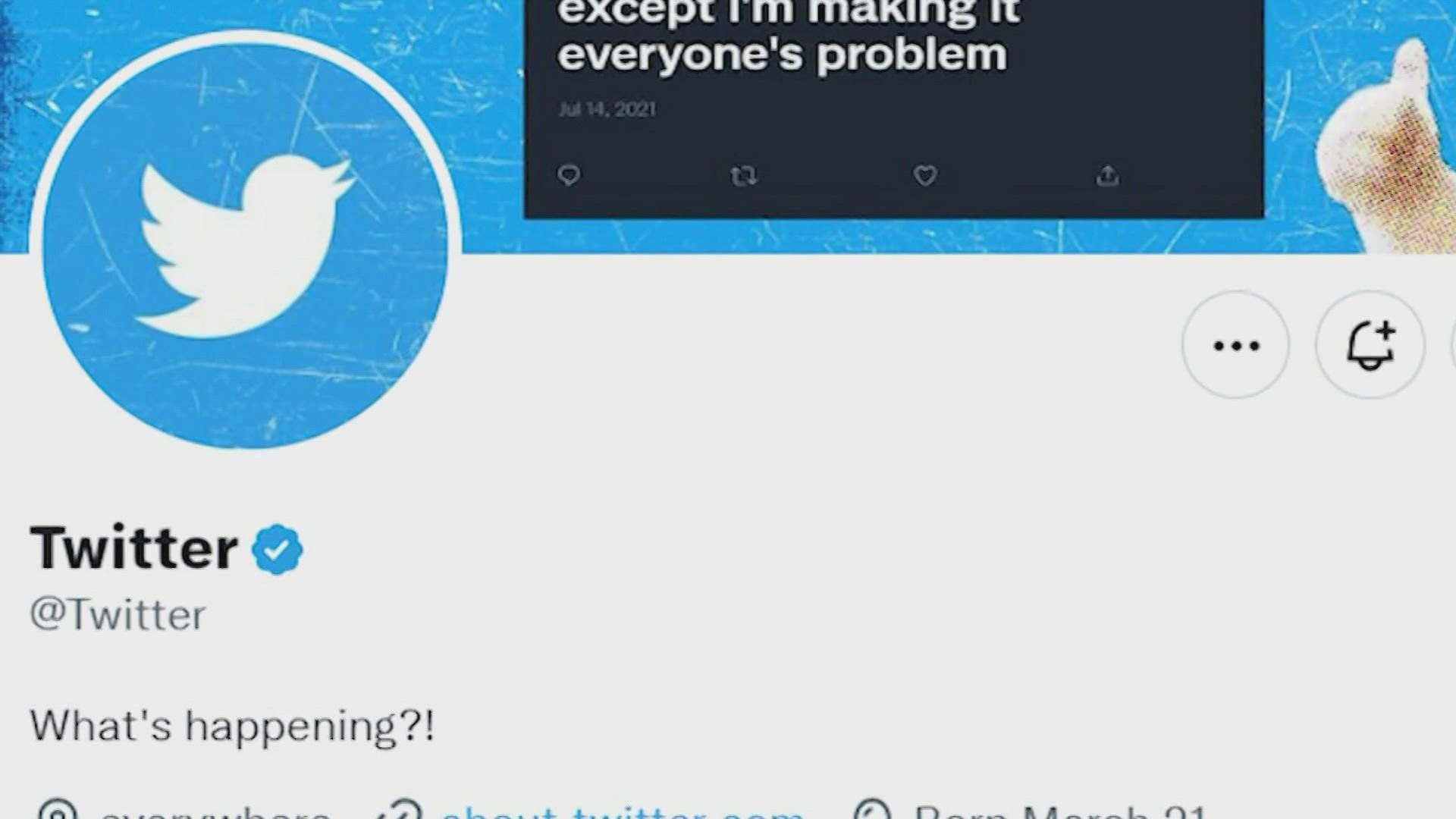 Twitter official label: Back after fake 'verified' accounts | wwltv.com