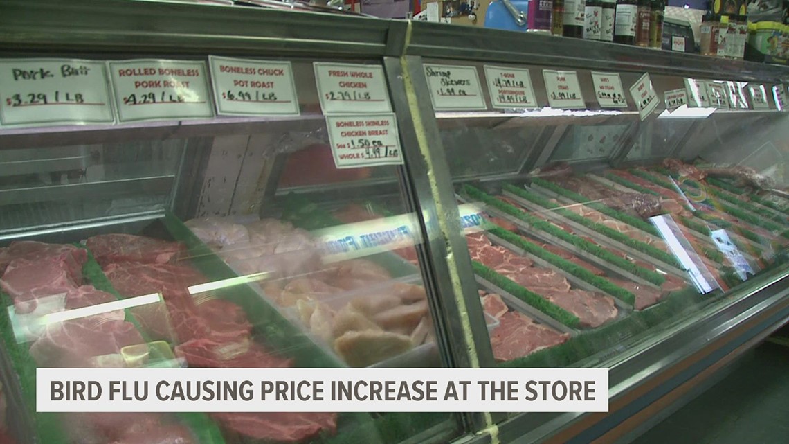 Prices at the meat counter higher than usual as avian flu outbreak ...