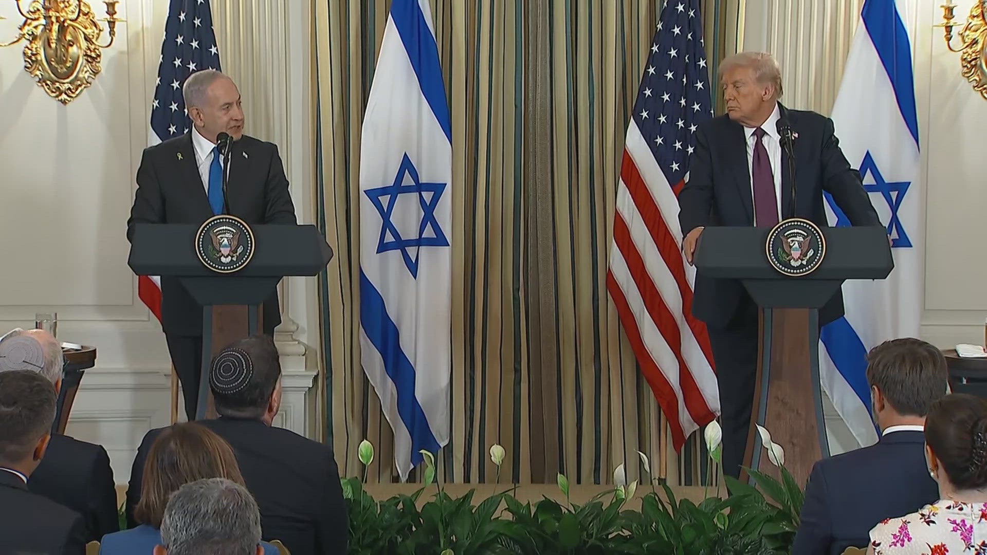 Trump and Netanyahu say they've agreed to a plan to end Gaza war ...