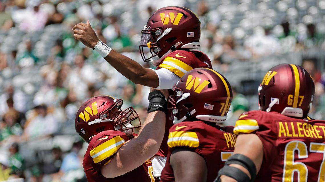 Daniels dazzles in his NFL debut; Commanders fall to Jets | wwltv.com
