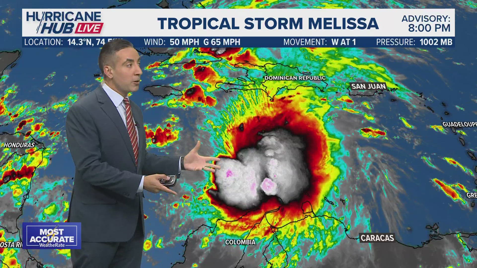 Tropical Storm Melissa forecast to become major hurricane, could even be Category 5 | wwltv.com