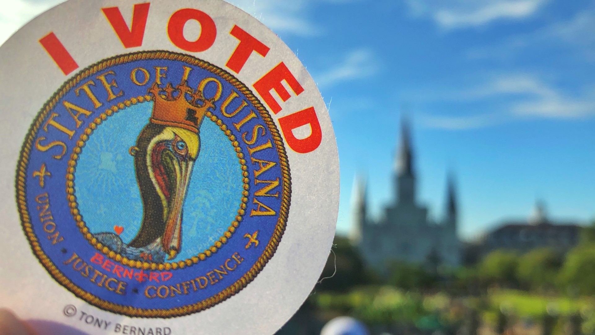 Louisiana's 2019 "I Voted" sticker honored for creativity | wwltv.com