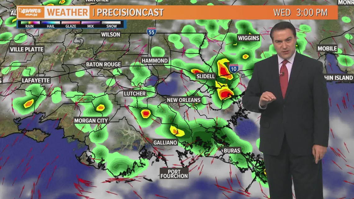 Hot and Humid With Scattered Storms Today | wwltv.com