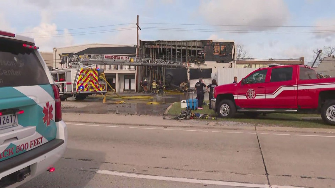 Firefighters contain second-alarm fire at Marrero business | wwltv.com