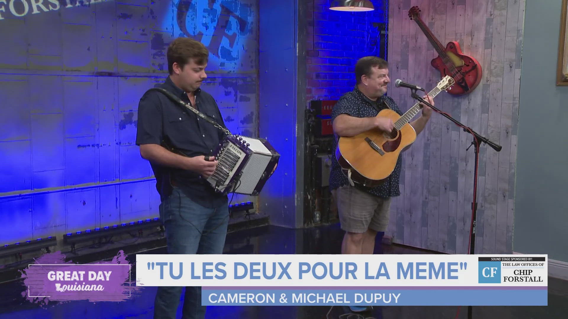 Cameron & Michael Dupuy Perform "Tu Les Deux Pour La Meme" | wwltv.com