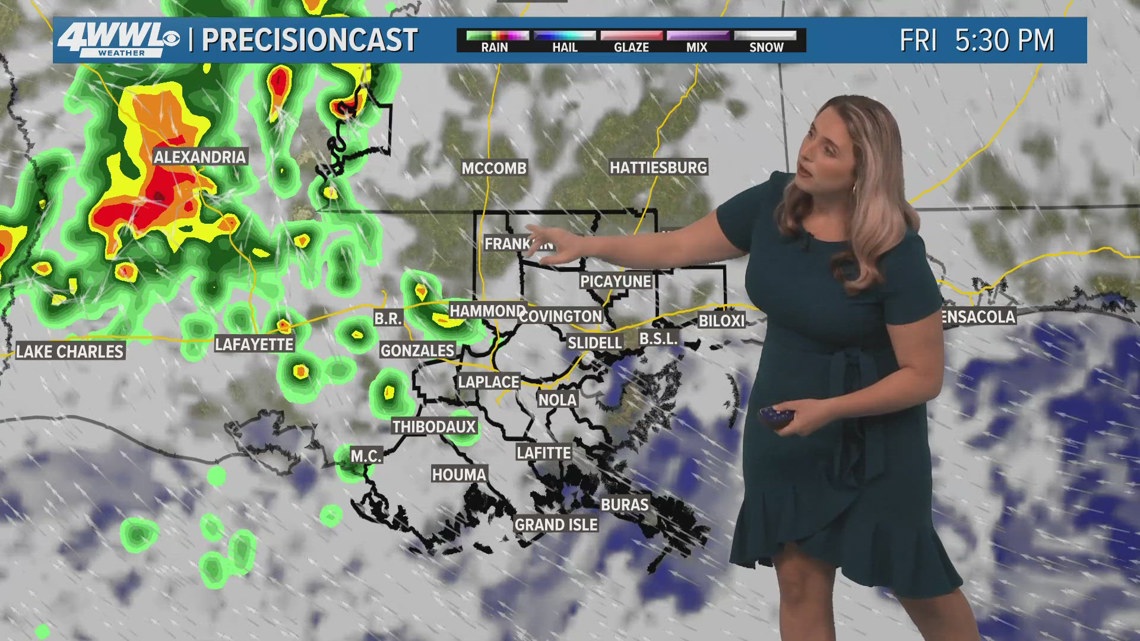 New Orleans Noon Weather: Warm and cloudy rest of the week, rain on ...