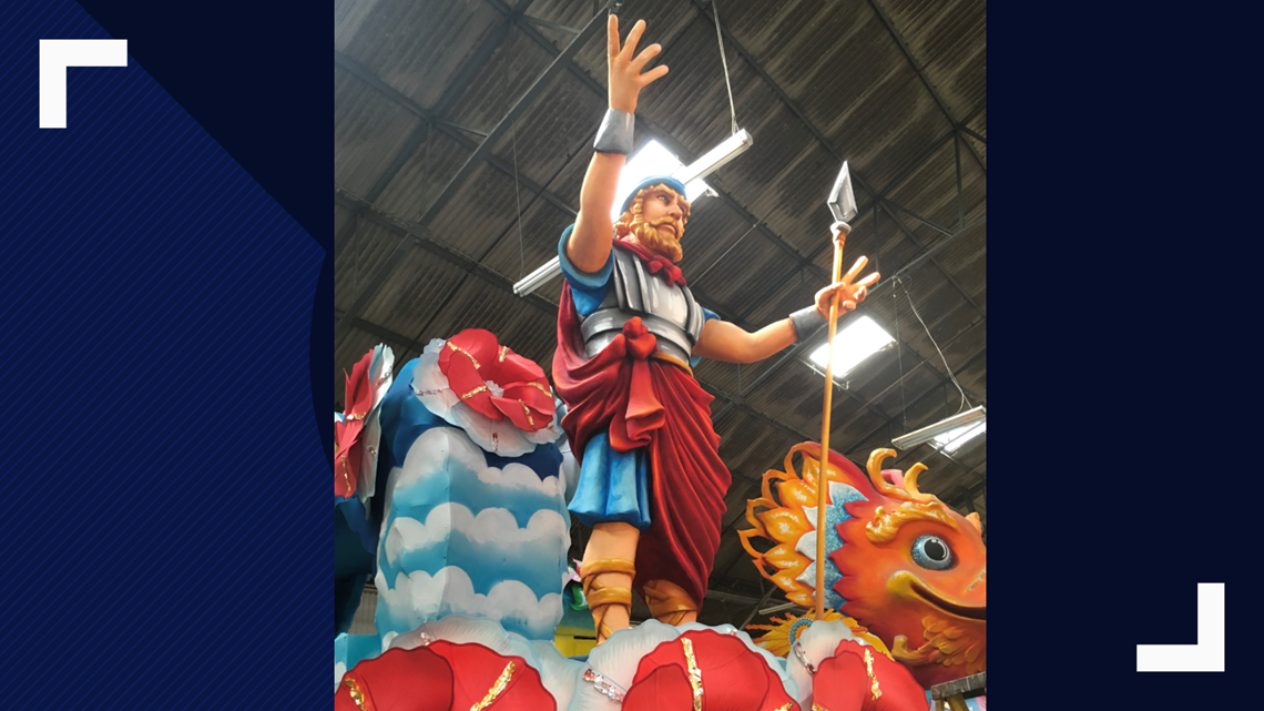 Sneak a peek inside the Rex float den | wwltv.com