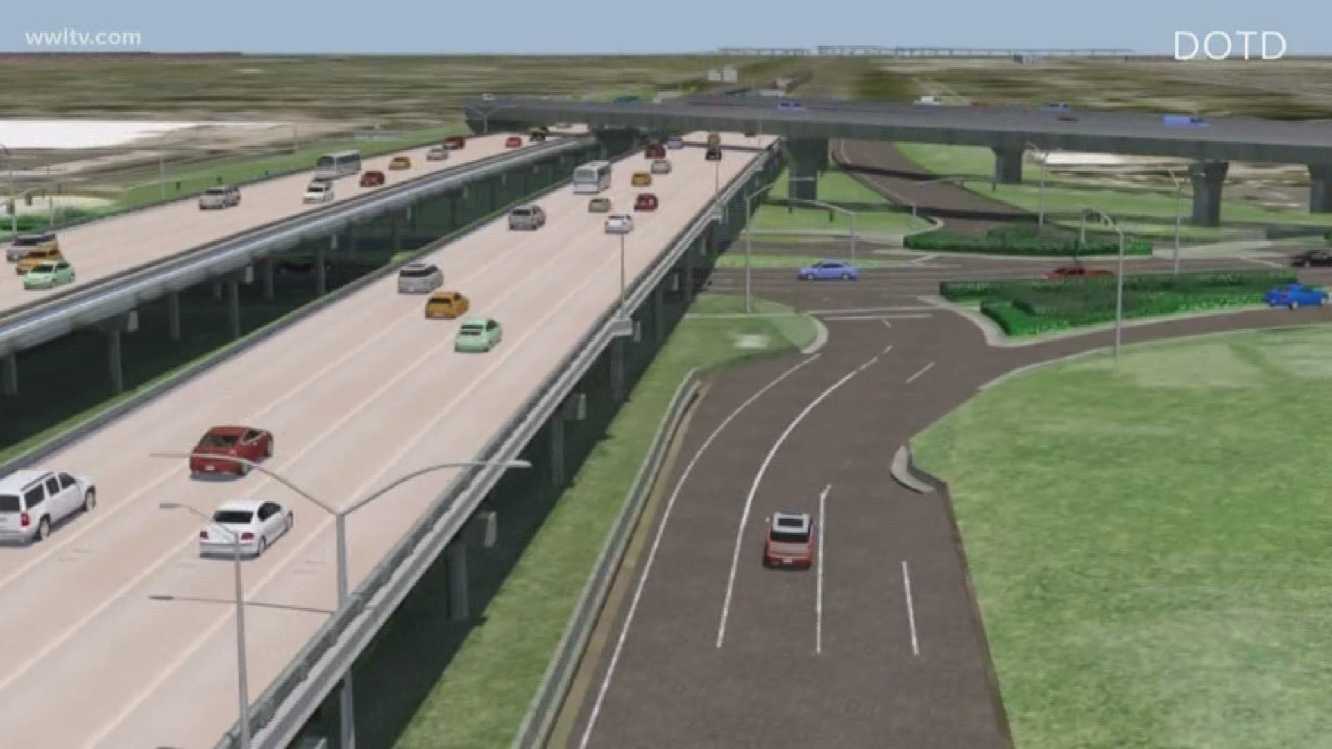 Ground broken flyover ramp to new terminal | wwltv.com